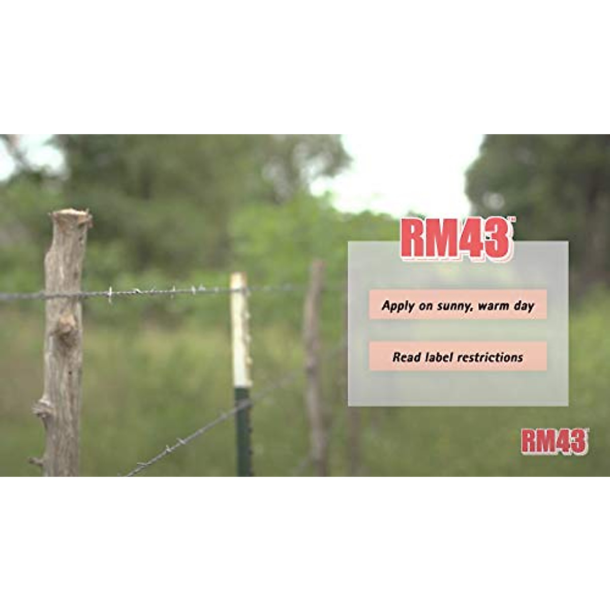 RM43 43-Percent Glyphosate Plus Weed Preventer Total Vegetation Control, 1-Gallon