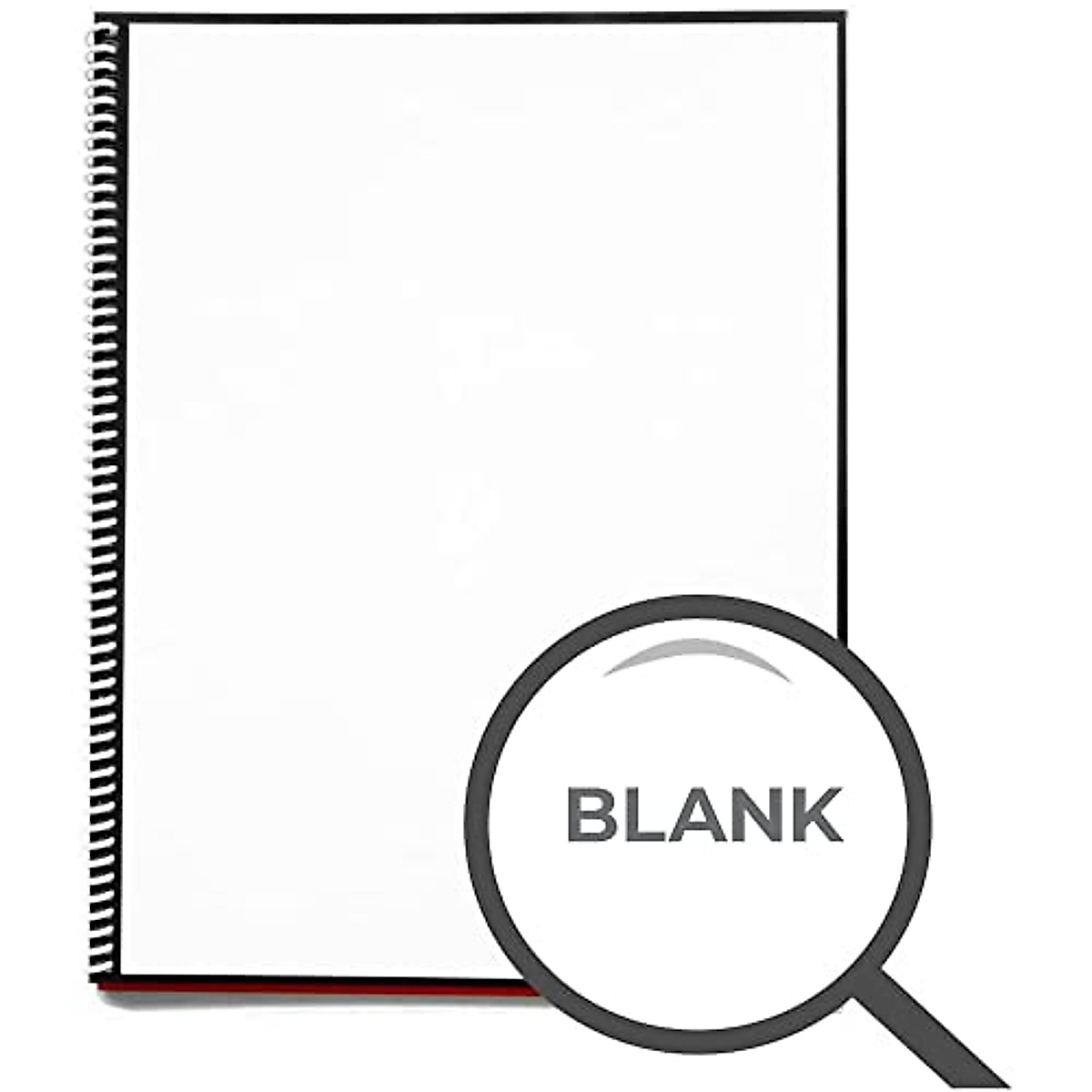 WIPEBOOK REUSABLE NOTEBOOK - Dry Erase Notebook Available in Blank, Ruled or Graph | Dry Erase Notepad Paper for Meeting, Business, Office, Home | Mini Dry Erase Board | Blank