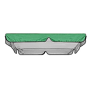 Patio Swing Canopy Replacement Top Cover, Premium Waterproof Porch Swing Cover with Canopy, Outdoor Garden Swing Top Dustproof Cover for Courtyard Sun Shade, Top Cover Only (56x47x7)