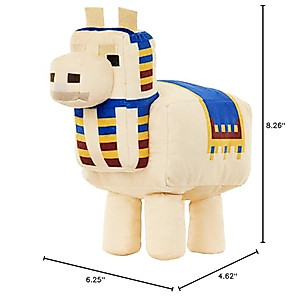 Minecraft Basic Llama Plush, Video-Game Character Soft Doll, Collectible Toy Gift for Ages 3 Years & Older