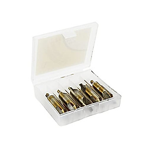 Rannb Center Bits Drill 5mm Tip Diameter HSS Center Spotting Drill Bit Countersink Tools for Lathe Metalworking -5pcs