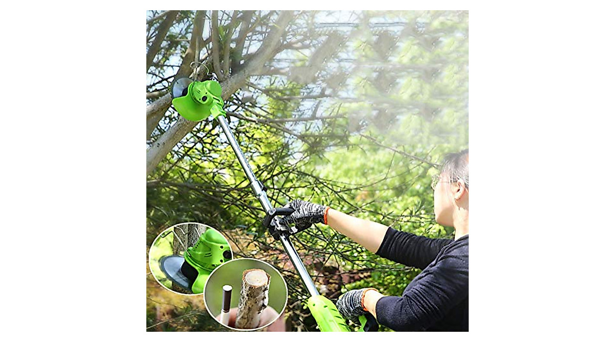 Double east Electric String Trimmer & Edger with Blades,Telescopic ...