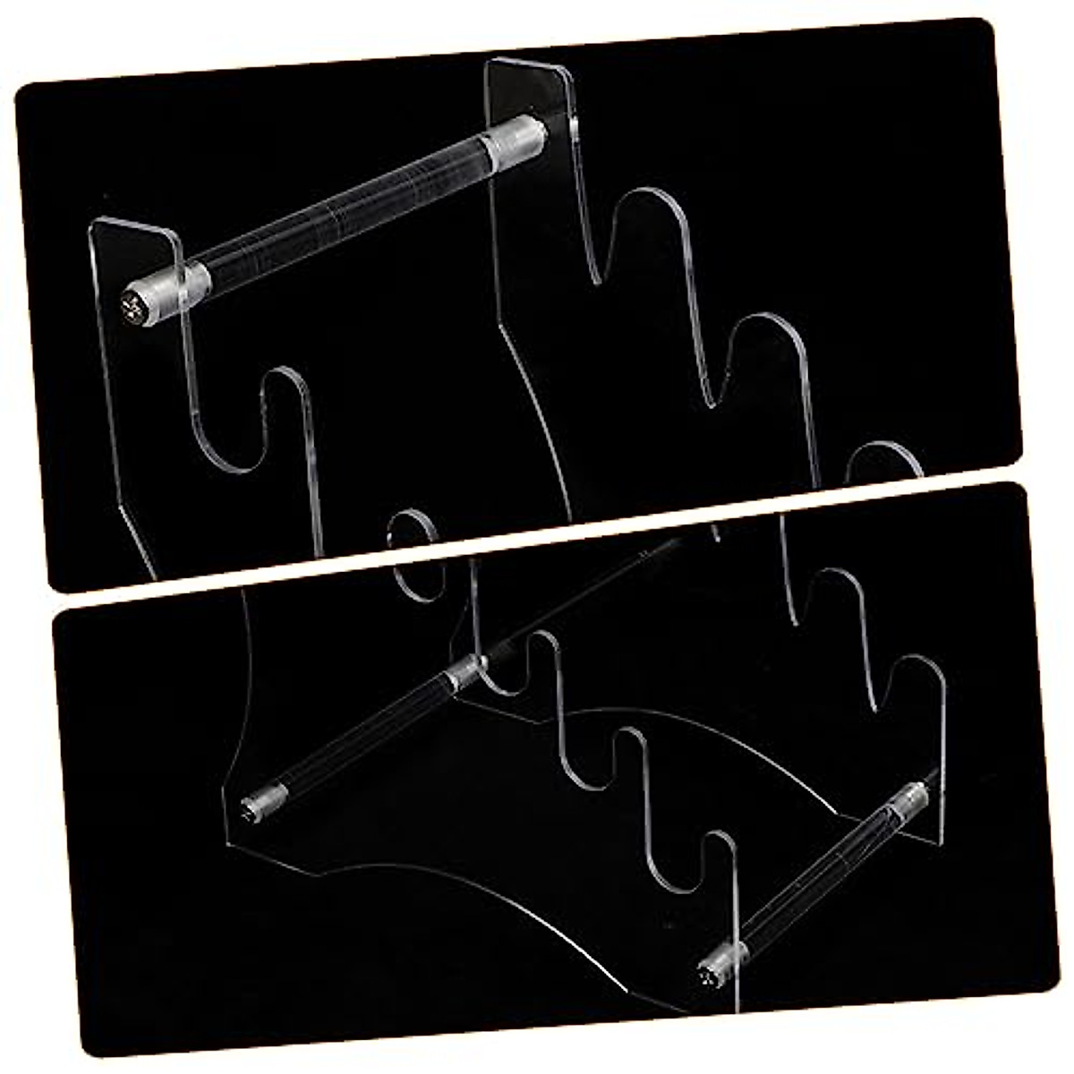 QUMIIRITY 1 Set Cutting Tool Storage Holder Cutter Display Stand Kitchen Tool Rack Cutter Storage Rack Household Kitchen Cutter Holder Desktop Display Rack Desktop Rack Acrylic Transparent