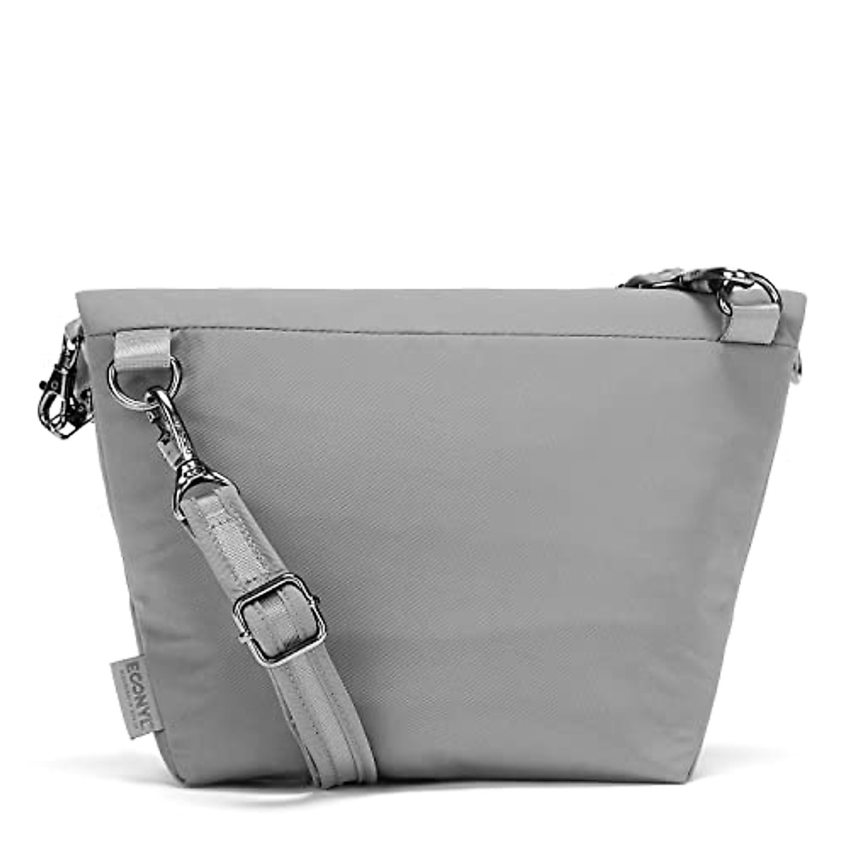 Pacsafe Women's Citysafe CX Anti Theft Convertible Crossbody, ECONYL Gravity Gray