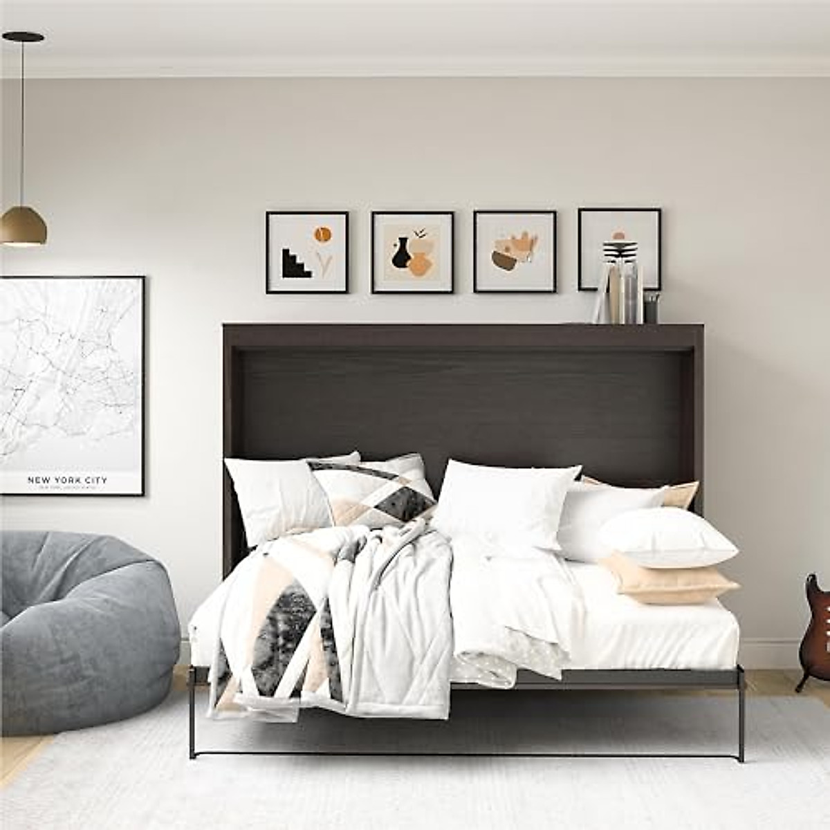 Signature Sleep Full Size Daybed Wall Bed in Espresso