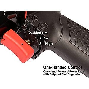 Dynastus 1/2-Inch Ultra Compact Composite Twin-hammer Air Impact Wrench