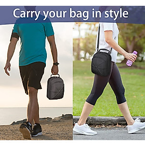 Hat case for Baseball Cap, Hard hat Travel case, caps Holder, Baseball Hat Organizer, Holding up to 6 caps for Travel and Home Storage Black