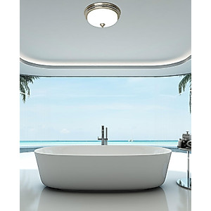 Akicon Exhaust Fan, Ultra Quiet 110CFM 1.5 Sones Ventilation Exhaust Bathroom Fan with Light and Nightlight, 3 Years Warranty (Brushed Nickel)