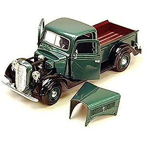 Motormax 1937 Ford Pickup Truck Green 1:24 Diecast Car