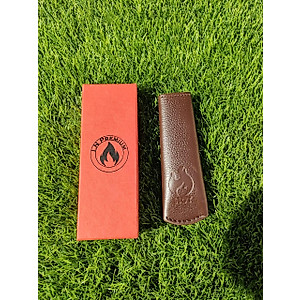 Leather Cast Iron Skillet Pan Handle Cover (Standard 4.5) Thick Leather Heat Resistant Leather Handle Holder for Cast Iron Skillets & Pans (Handmade)