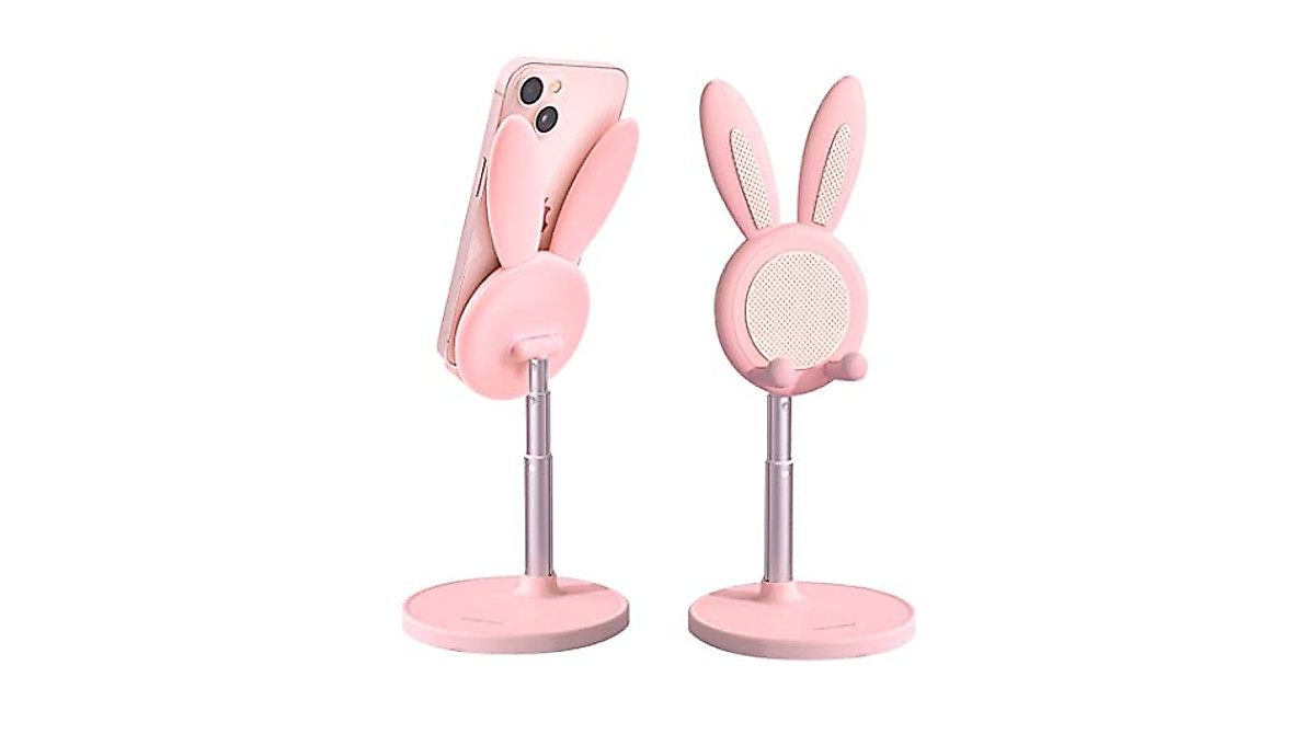 Cute Bunny Phone Stand - Kawaii Desk Holder for All Devices