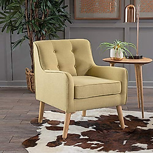 Christopher Knight Home Felicity Mid-Century Fabric Arm Chair, Wasabi & Felicity Mid-Century Fabric Arm Chair, Purple