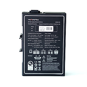 WIWAV WDH-16ET-DC 10/100Mbps Unmanaged 16-Port Industrial Ethernet Switches with DIN Rail/Wall-Mount (UL Listed, Fanless, -30°C~75°C)