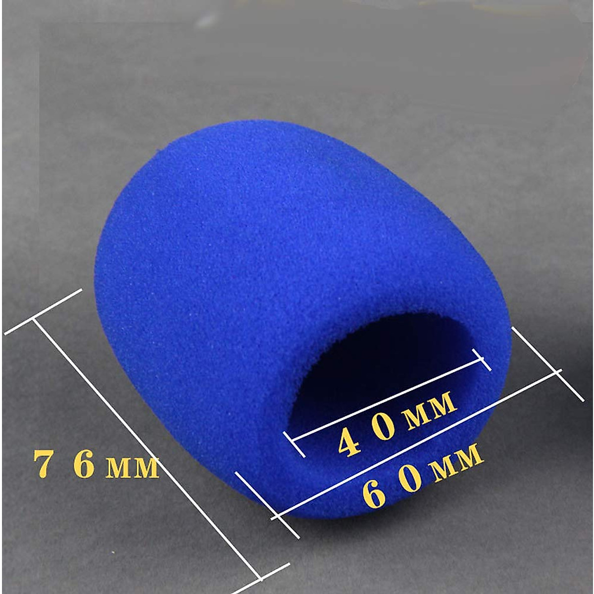 12 Pieces Shakeproof Anti-Rolling Handheld Microphone Windscreen Foam Cover & Mic Protection Silicone Ring & Bottom Rod Sleeve Holder Set for KTV Device(Color Random)