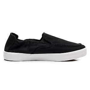 Cull4U Women's Vibrant Slip On Crossover Shoes (6 M US,Black)