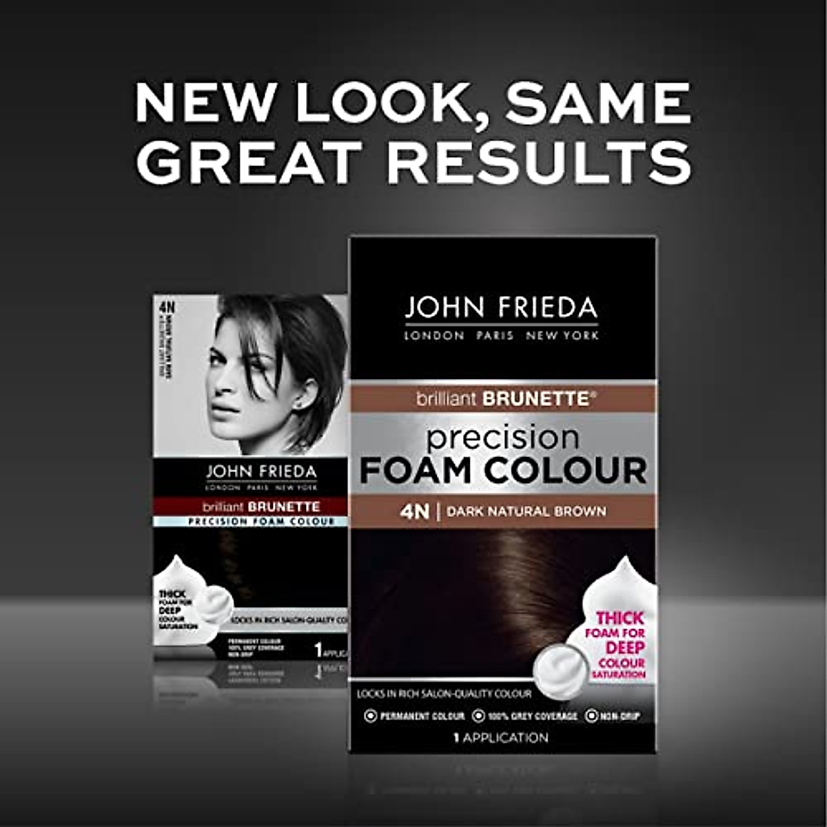 John Frieda Precision Foam Colour, Dark Natural Brown 4N