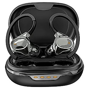 EDKKIE Wireless Bluetooth Earbuds for Small Ears Canal, Running Headphones with Microphone, IPX7 Waterproof, Noise Isolation Wireless Earphones for Sport and Working Out