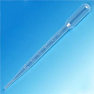 Globe Scientific 135030-500 LDPE Graduated Transfer Pipet, Non-Sterile, 7mL Capacity (Case of 500)