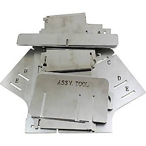 Marsh Kettles Camping Survivalist Prepper Flat Pack Stainless Steel Mini Rocket Stove