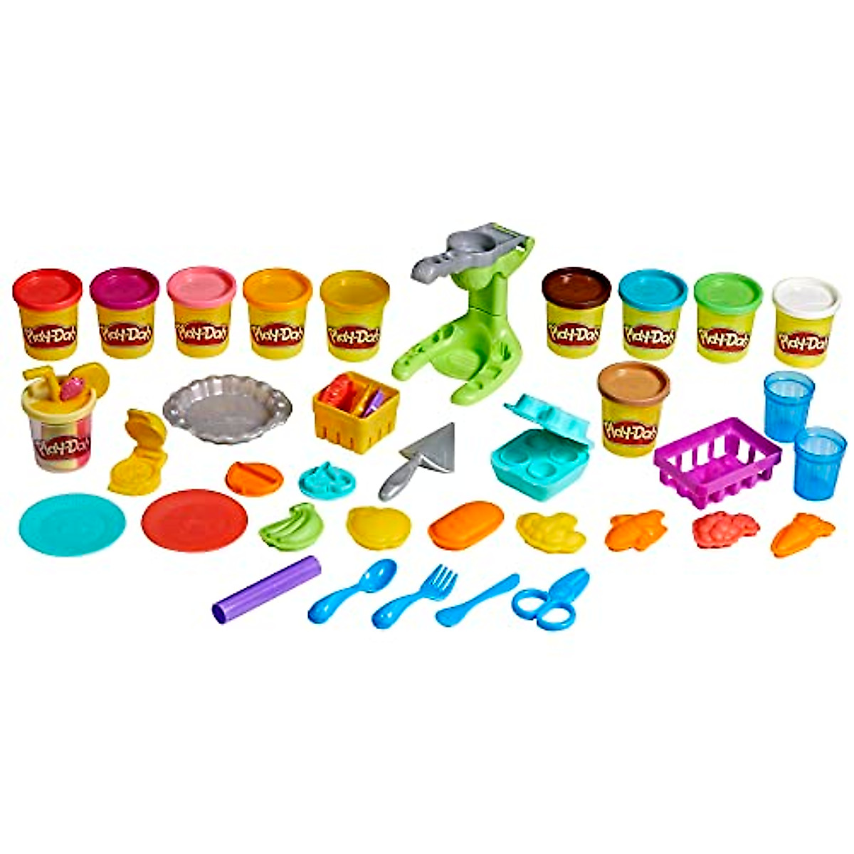 Play-Doh Farmer's Market Kitchen Set - 28 Accessories