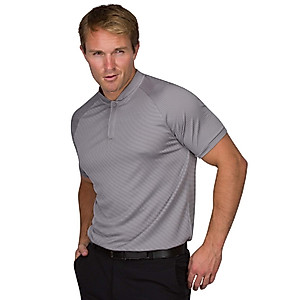 Three Sixty Six Collarless Golf Shirts for Men - Men’s Casual Dry Fit Short Sleeve Polo, Lightweight and Breathable