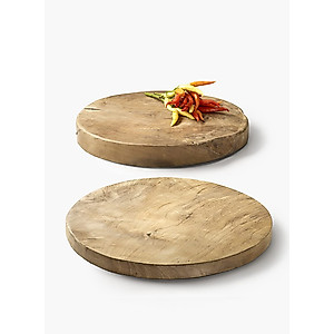 12 x 1 3/4in Round Teak Board