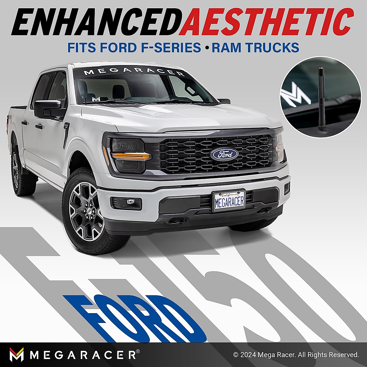 Universal Car Antenna Replacement | Truck Antenna | 5 Inch Carbon Fiber | Antena para Carro | Short Antenna for Truck | Billet Antenna for Car | Car Audio & Video Antennas | Auto Accessories | Black