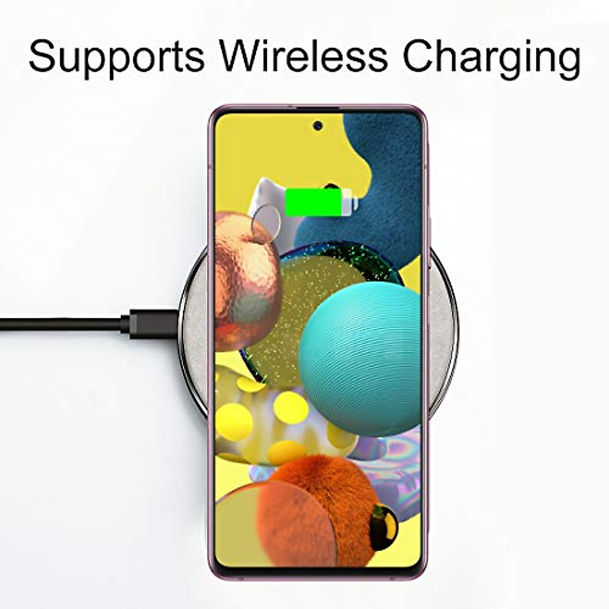 Osophter for Galaxy A51 5G Case Clear Transparent Reinforced Corners TPU Shock-Absorption Flexible Cell Phone Cover for Samsung Galaxy A51 5G(Clear)