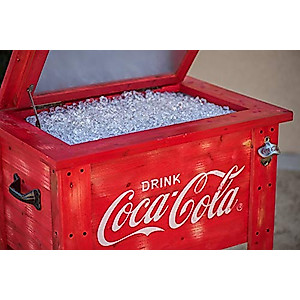 Leigh Country CP 98100 Coca Cola Vintage Cooler, 54-Quart, Red