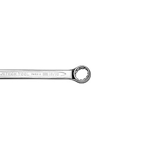Jetech 15/16 Inch Combination Wrench - Industrial Grade Spanner with 12-Point Design, 15-Degree Offset, Made with Durable Chrome Vanadium Steel in Sand Blasted Finish, Forged, Heat-Treated, SAE