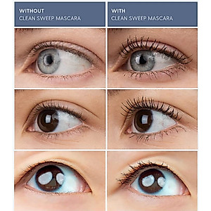 twenty/twenty beauty Clean Sweep Mascara, Long-Lasting Eyelash Mascara for Everyday Wear on Sensitive Eyes, Vegan and Cruelty-Free