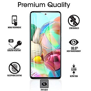 [2 Pack] for Samsung Galaxy A71 / A72 / A73 Privacy Screen Protector, Anti Spy 9H Tempered Glass for Galaxy A73 5G A71 A72 (4G/5G), Case Friendly Full Coverage Anti Scratch Bubble Free Easy Install