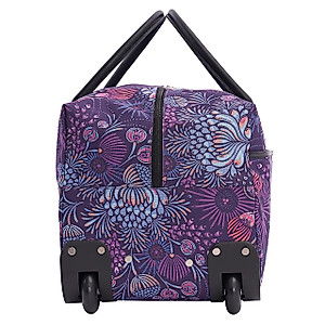 Travelers Club Bella Caronia Deluxe 20", 3 Luggage & Travel Accessories, Jardin, 7 Piece Set