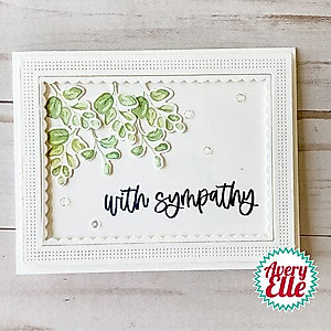 Avery Elle Clear Stamp Set 4"X6"-More Sentiments -AE2214