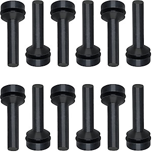 12 Pack WB02X24790 Grate Rubber Feet Compatible with GE Gas Stove Top Range Grate Foot Rubber Pads GE Stove Parts Rubber Grate Bumpers Stove Replacement Cooktop Grate Foot, Ytpoools