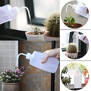 Yugui Tattoo Wash Bottle 2Pcs Wash Bottle Watering Tools Economy Plastic Squeeze Bottle 500ml&250mL for Medical Label