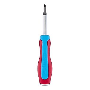Channellock 61CB 6n1 Screwdriver, Slotted 3/16 and 1/4, Phillips 1 and 2, Nut driver 5/16 and 1/4