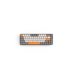 MAGIC-REFINER RK68 60% Wireless Mechanical Keyboard, Bluetooth 5.0/2.4GHz with Dual Mode 2-in-1 Receiver, Compact 68-Key Hot Swappable Gaming Keyboard, Linear Red Switch for PC Mac Xbox Smartphone