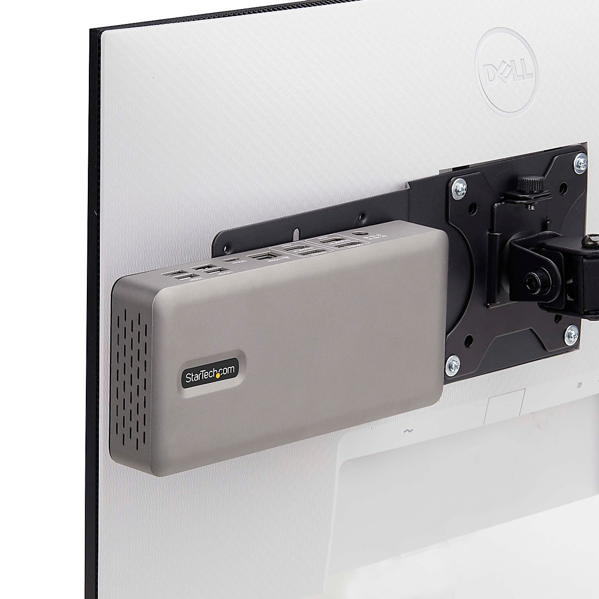 StarTech.com VESA Mounting Bracket for NUC/Thin Clients or Laptop Docking Stations, VESA 75x75/100x100 Compatible