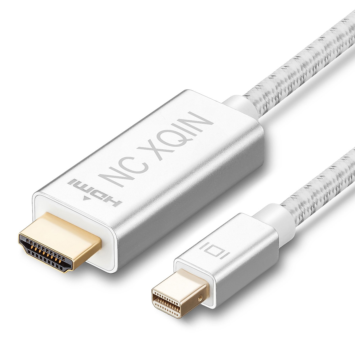 NC XQIN Thunderbolt to HDMI Cable 6 ft Mini DisplayPort to HDMI Cable for Apple MacBook Air/Pro,Surface Book,MacBook Pro, PCs and Projector,More