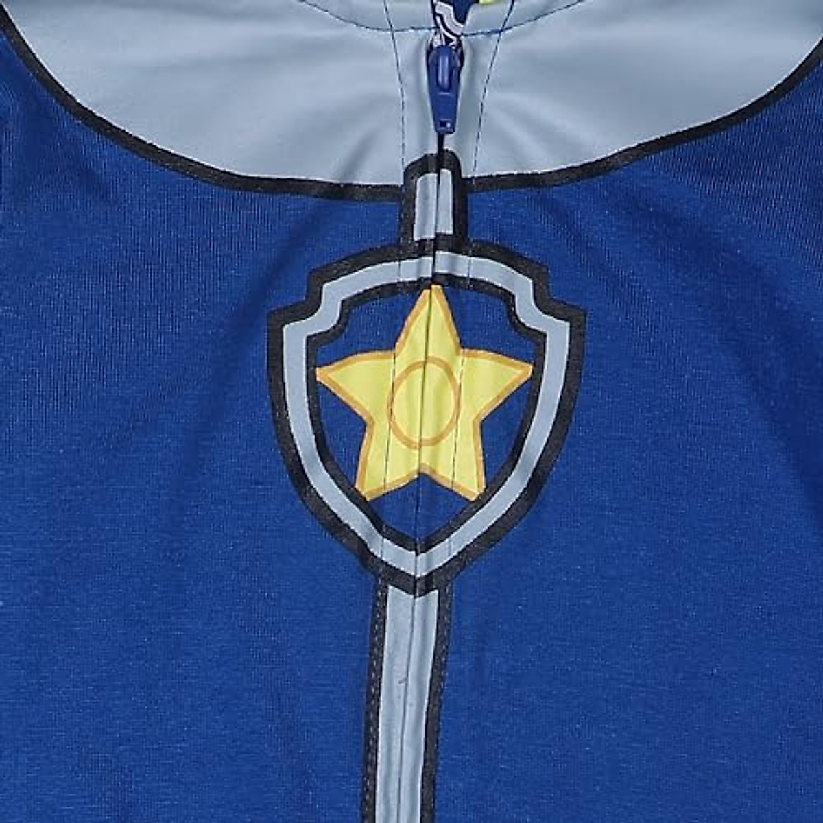 Nickelodeon Paw Patrol Chase Baby Boys Zip Up Long Sleeve Hooded Romper for Newborn, Infant and Toddler