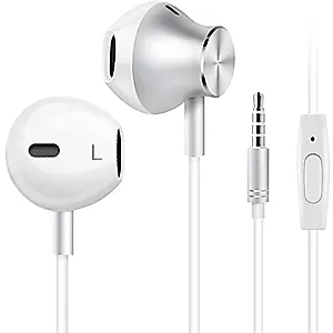 Earbuds Wired, Noise Isolating Earphones with Microphone Headsets in-Ear Headphones with Stereo Sound Earphone Wired for Phone 6/6s plus/5s/SE/Galaxy/Tablets