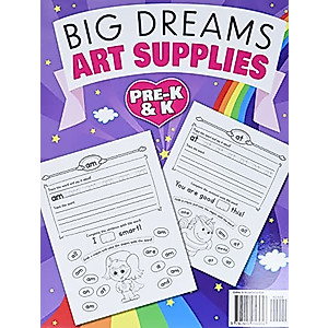 100 Sight Words Kindergarten Workbook Ages 4-6: A Whimsical Learn to Read & Write Adventure Activity Book for Kids with Unicorns, Mermaids, & More: ... Flash Cards! (Learning Activities Workbooks)