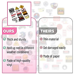 UNCO- Hard Hat Stickers, 76 pcs, Hardhat Stickers and Decals, Funny Stickers, Stickers for Men, Laptop Stickers for Men, Hardhat Stickers, Hard Hat Decals, Electrician Stickers for Hard Hats