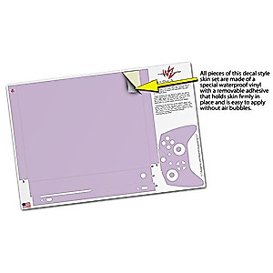 WraptorSkinz Decal Vinyl Skin Wrap Compatible with Xbox One X Console and Controller - Solids Collection Lavender