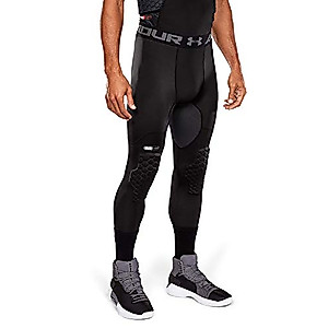 Under Armour Gameday 2 Pad 3/4 Basketball Tight, BLK,LG