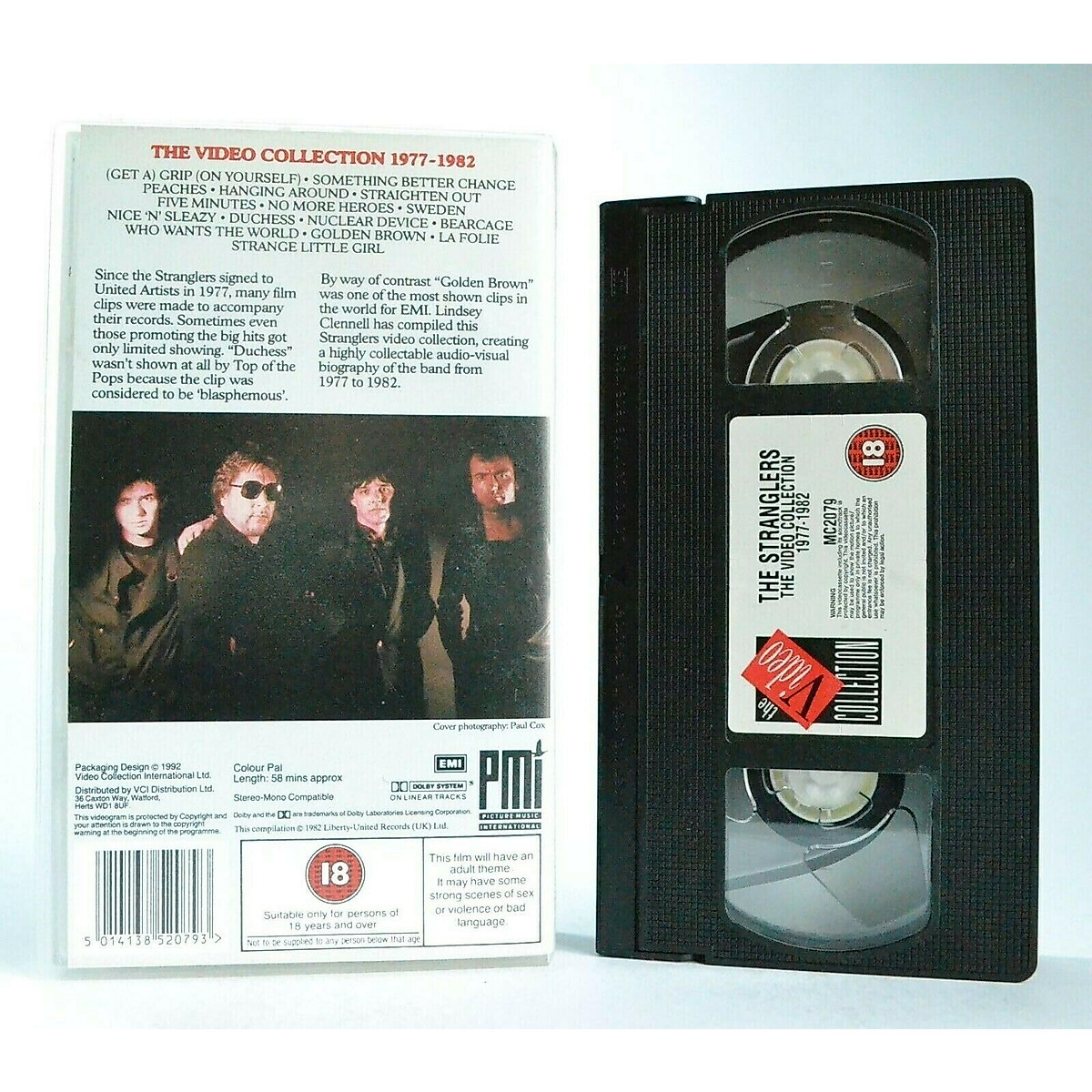 The Stranglers: The Video Collection (1977-1982) - Classic Punk Band - Pal VHS