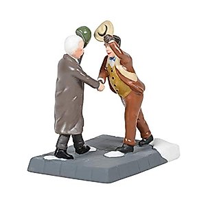 Department 56 Christmas in The City Village Accessories Tip O' The Hats Figurine, 2.7 Inch, Multicolor