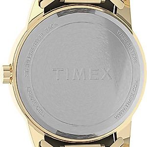 Timex Men's Easy Reader 38mm Watch – Gold-Tone Case Cream Dial with Gold-Tone Stainless Steel Bracelet