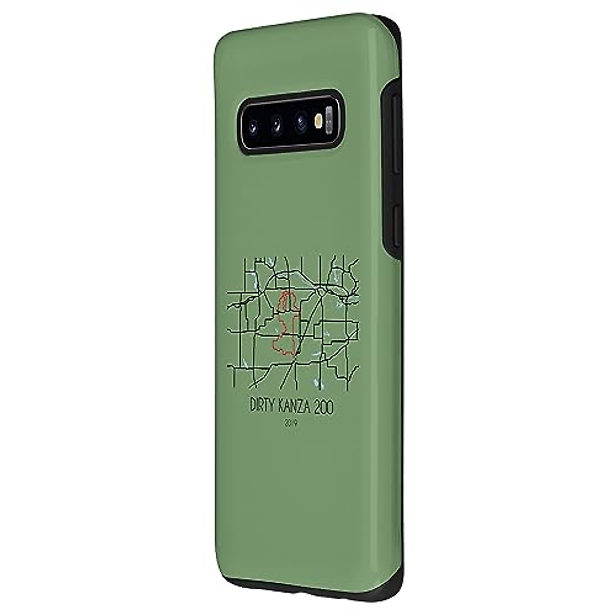 Galaxy S10 Dirty Kanza 200 Flint Hills, Emporia Map Case